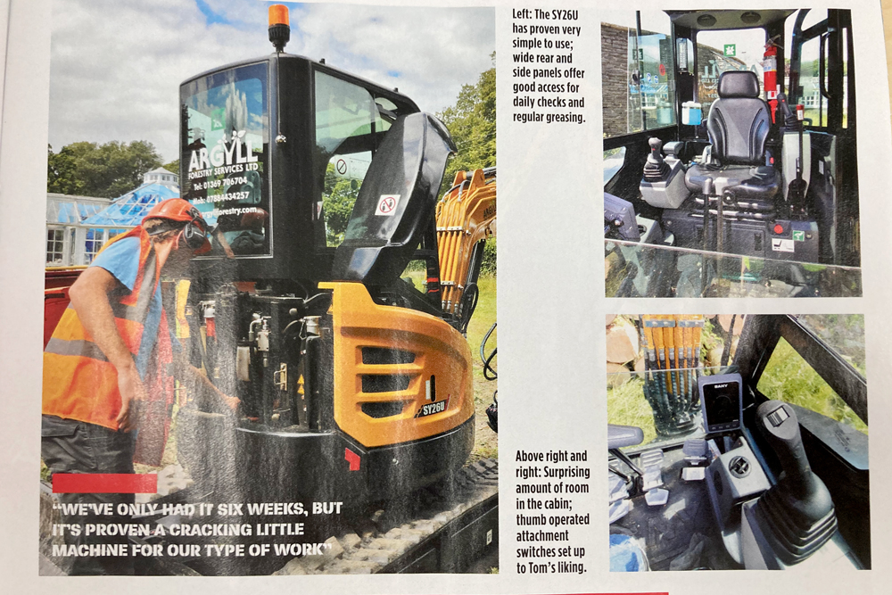 MGV35 R features in ‘Forestry Machinery’ magazine » UnitedSeats.com